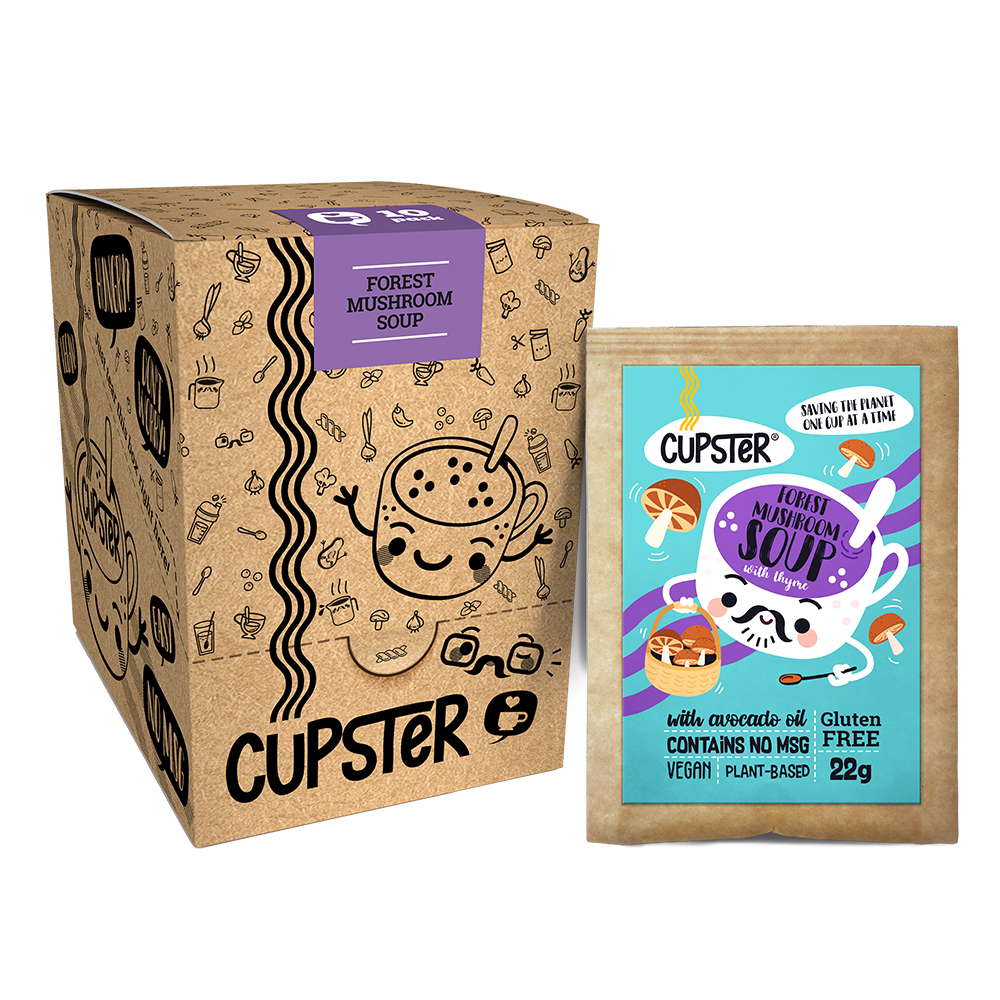 CUPSTER INSTANT FOREST MUSHROOM SOUP 10 PACK (10X22G) | Torg