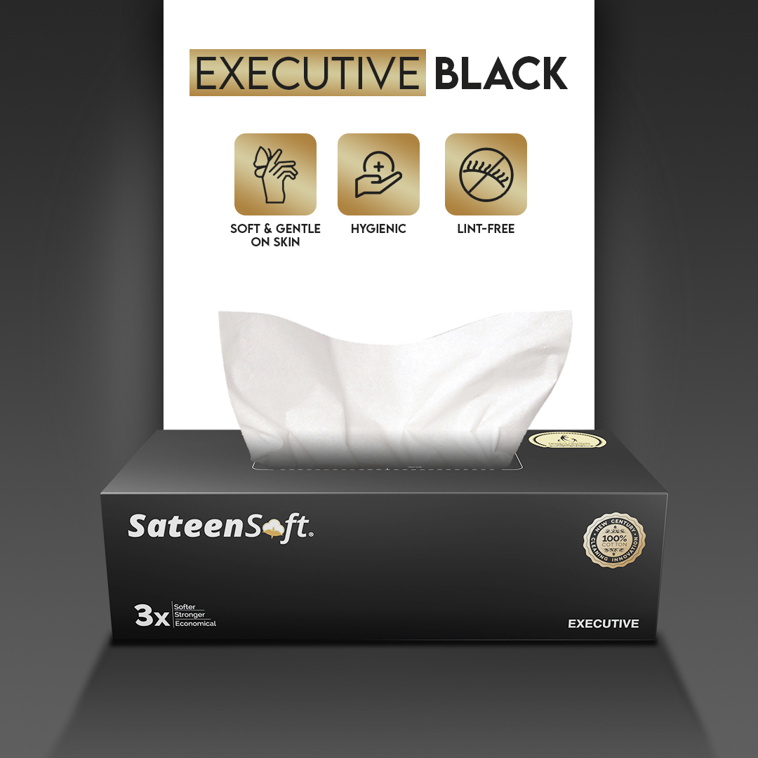Executive Black - 100% Cotton Tissues | Torg