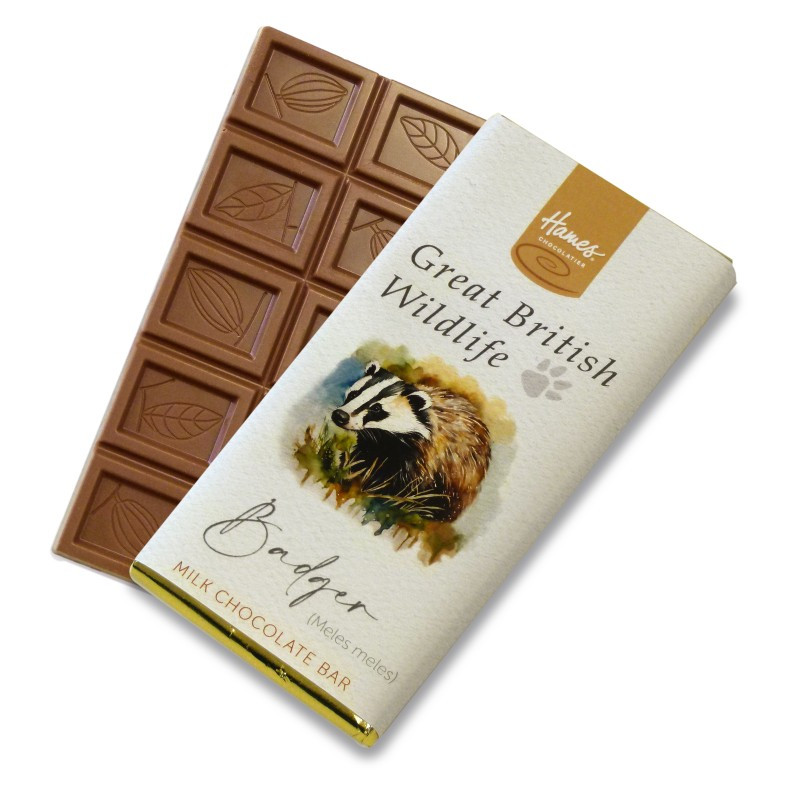Great British Wildlife RA MB Milk Chocolate 60g Bar Wrapped In Gold ...