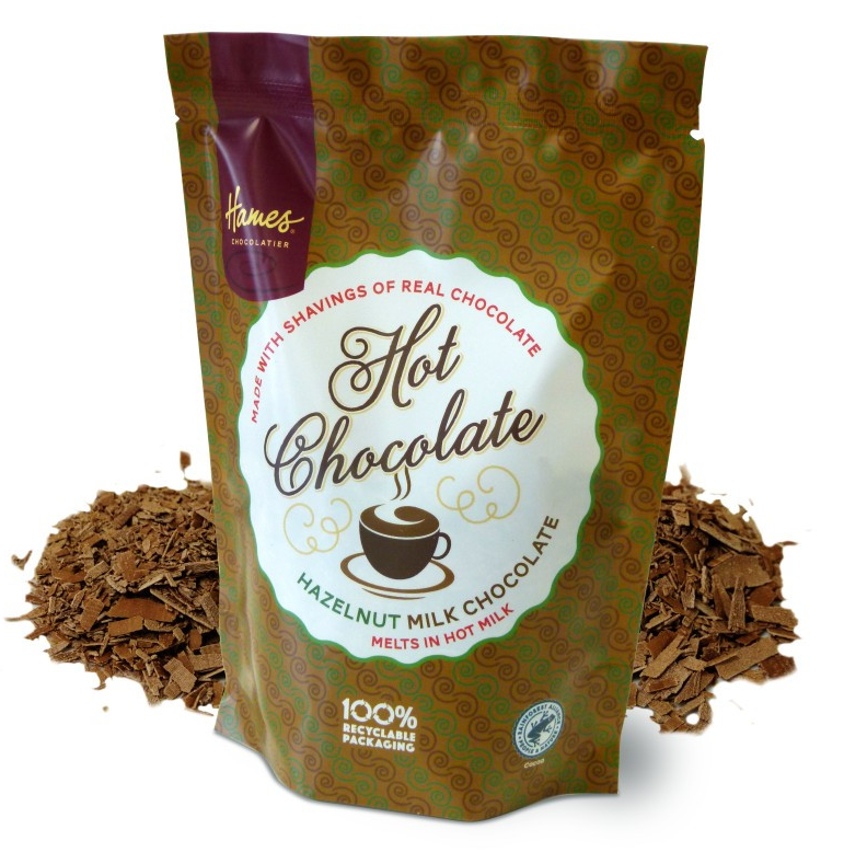 Hot Chocolate - Real Chocolate Shavings - Milk Chocolate With Hazelnut ...