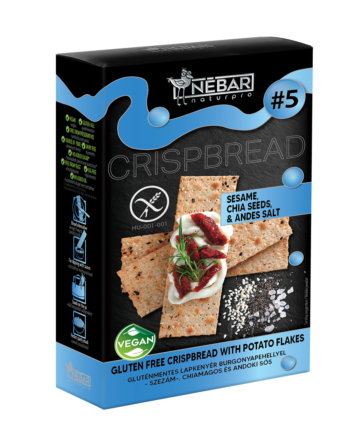 Nebar Naturpro Gluten Free Crispbread #5 | Torg