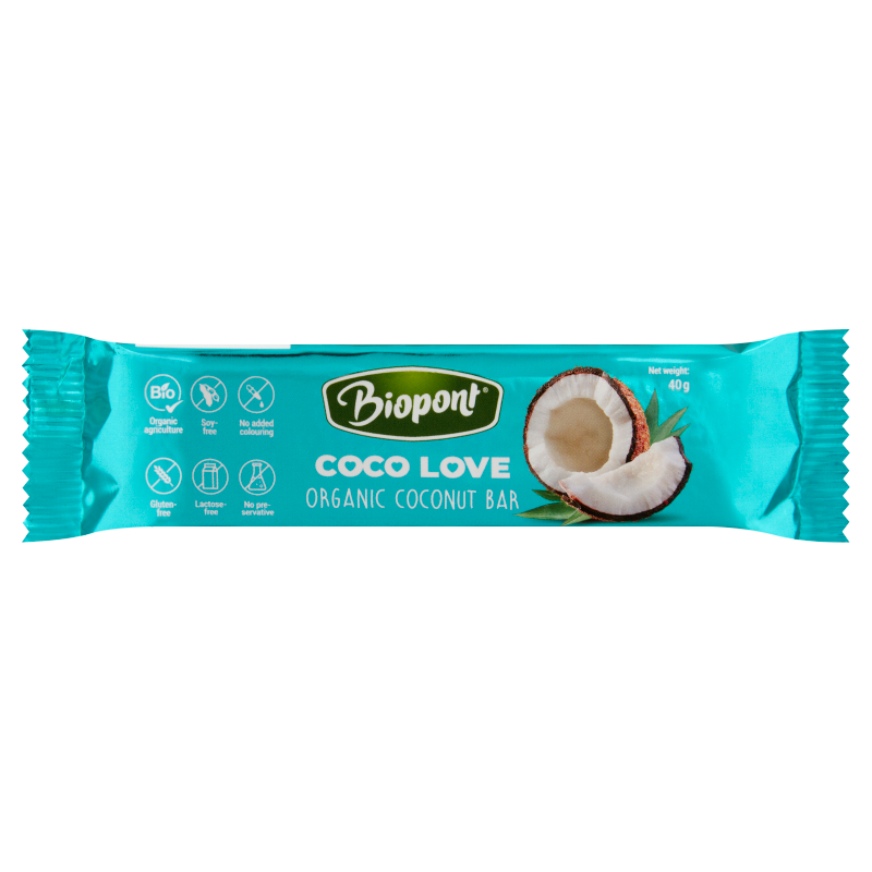 Organic coconut bar with cranberries | Torg