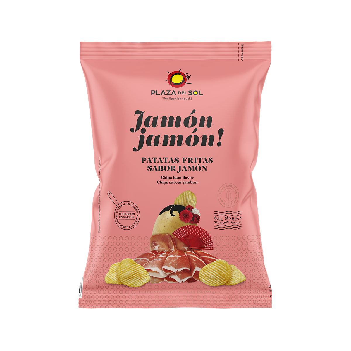 Potato Chips With Ham Flavor 40g | Torg
